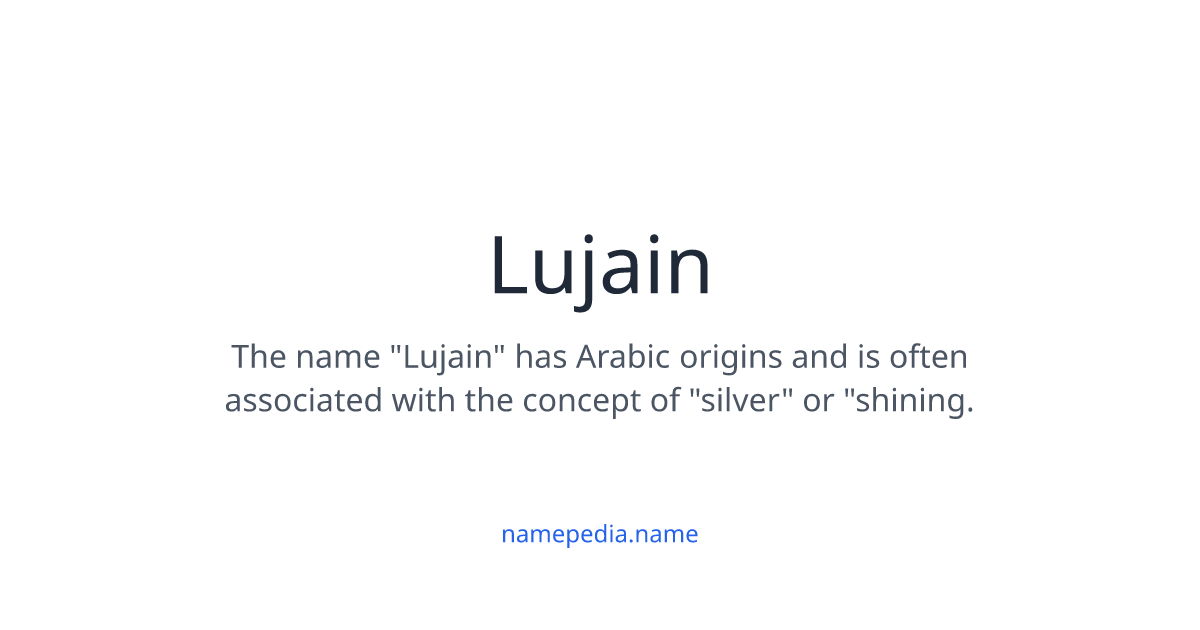 Lujain - Meaning, Nicknames, Origins and More | Namepedia